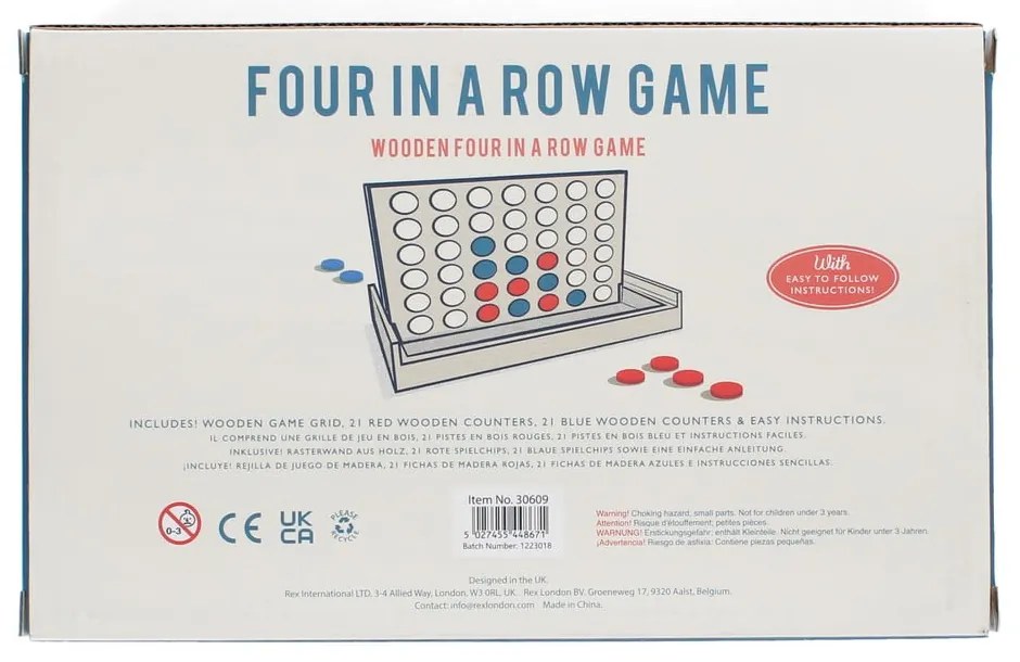 Piškvorky Four in a Row game set – Rex London