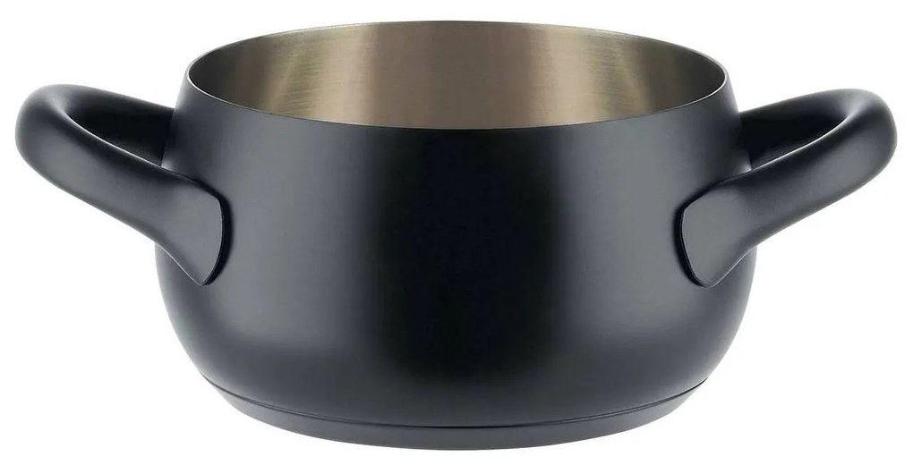 Alessi designové hrnce Mami Black (objem 520 cl)