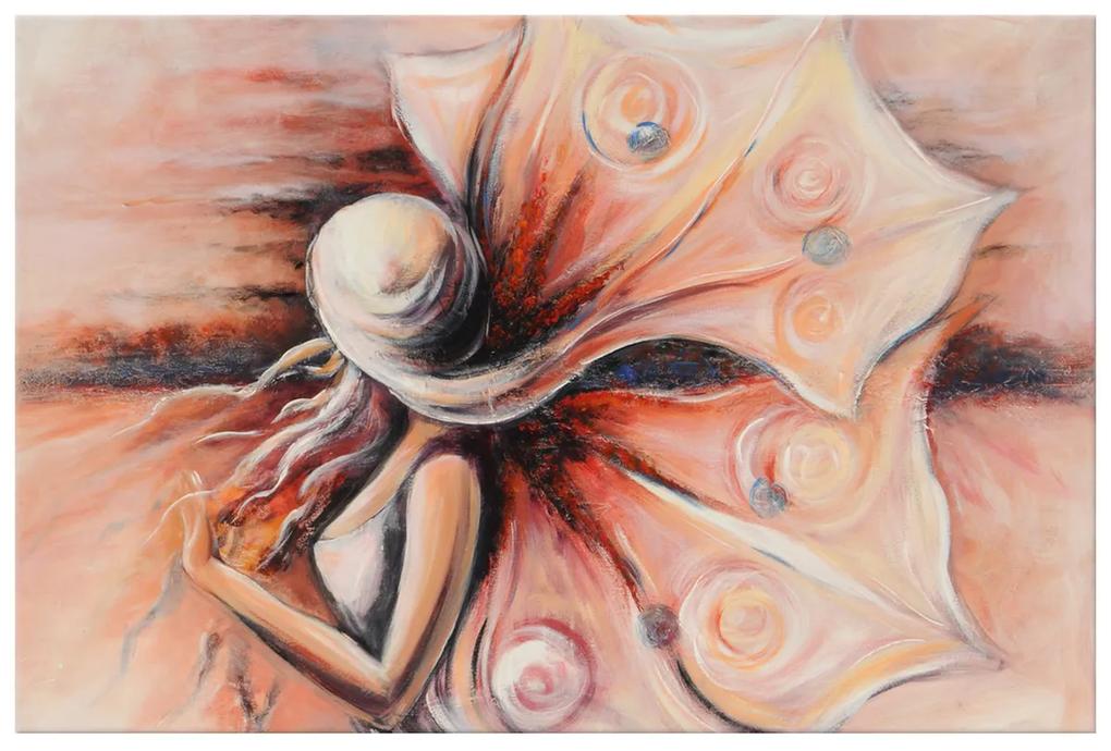 Gario Ručně malovaný obraz Tajemná neznámá Rozměry: 100 x 70 cm