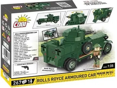 COBI 2988 Bristké obrněné vozidlo Rolls-Royce 1920 Pattern Mk I / 1:35