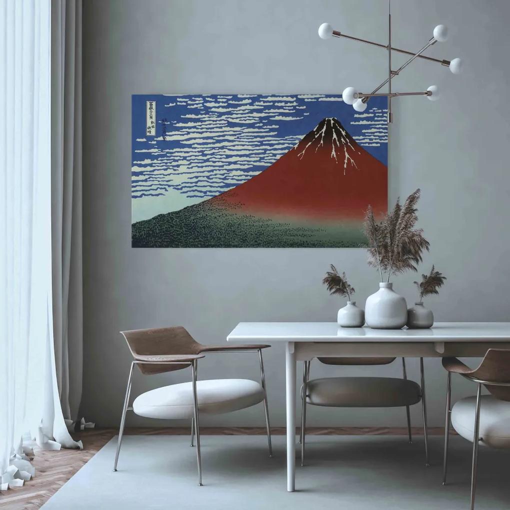 Reprodukce obrazu Fine weather with South wind, from 'Fugaku sanjurokkei' (Thirty-Six Views of Mount Fuji)