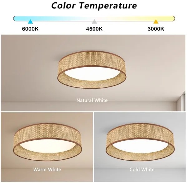 Immax NEO 07288L - LED+CCT Stm stropní svítidlo LONA 36W/230V pr. 45,5 cm+ DO