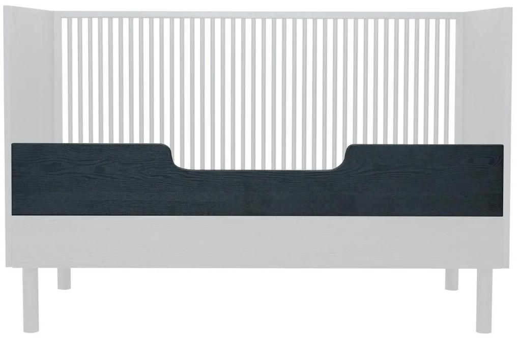 OnaDnes -20% Černá dřevěná zábrana na dětské postele Quax Hai-No-Ki 140 x 15 cm