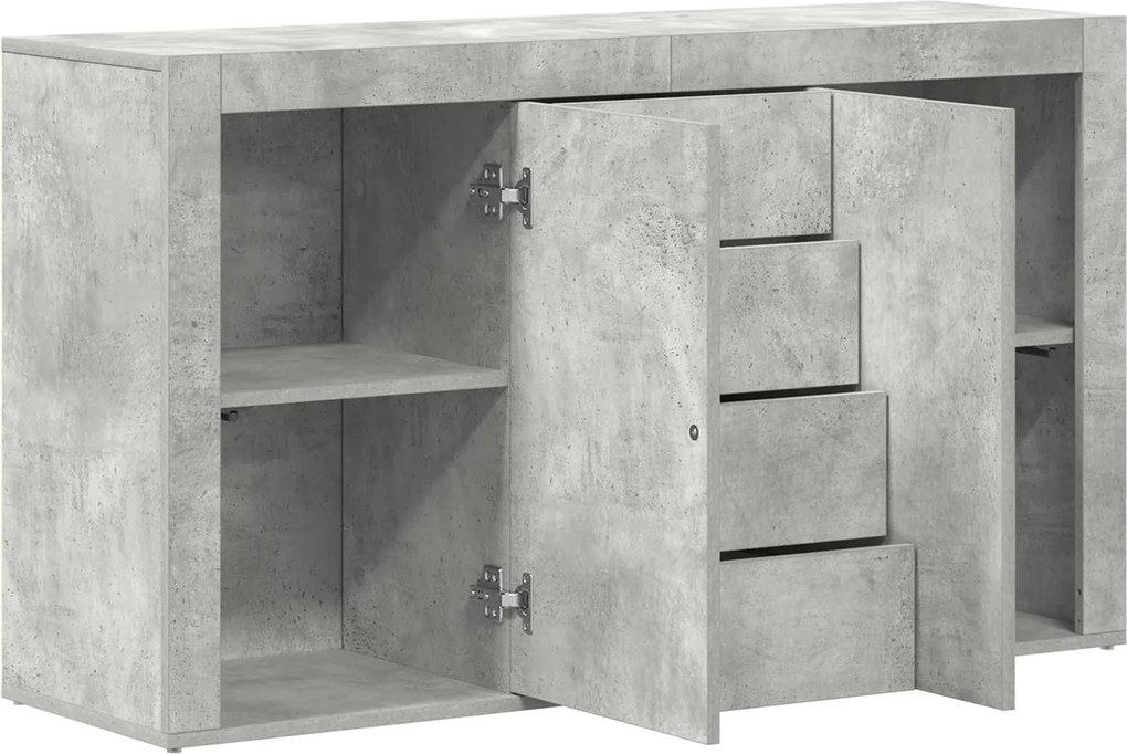 Servírovací skříň Betonově šedá 120 x 36 x 69 cm 3333859