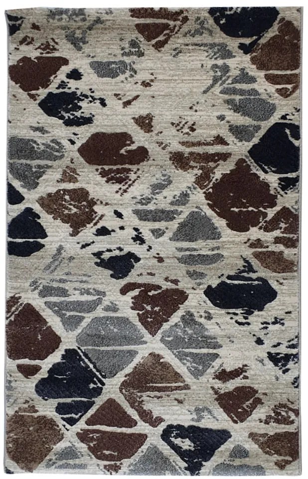 Spoltex, Kusový koberec Cambridge bone 7879, 80x150, hnědá, chodba / předsíň