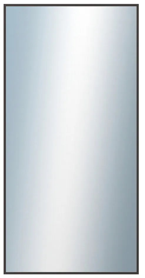 DANTIK - Zarámované zrcadlo - rozměr s rámem cca 50x100 cm z lišty Hliník černá | P22-021 (7022021)