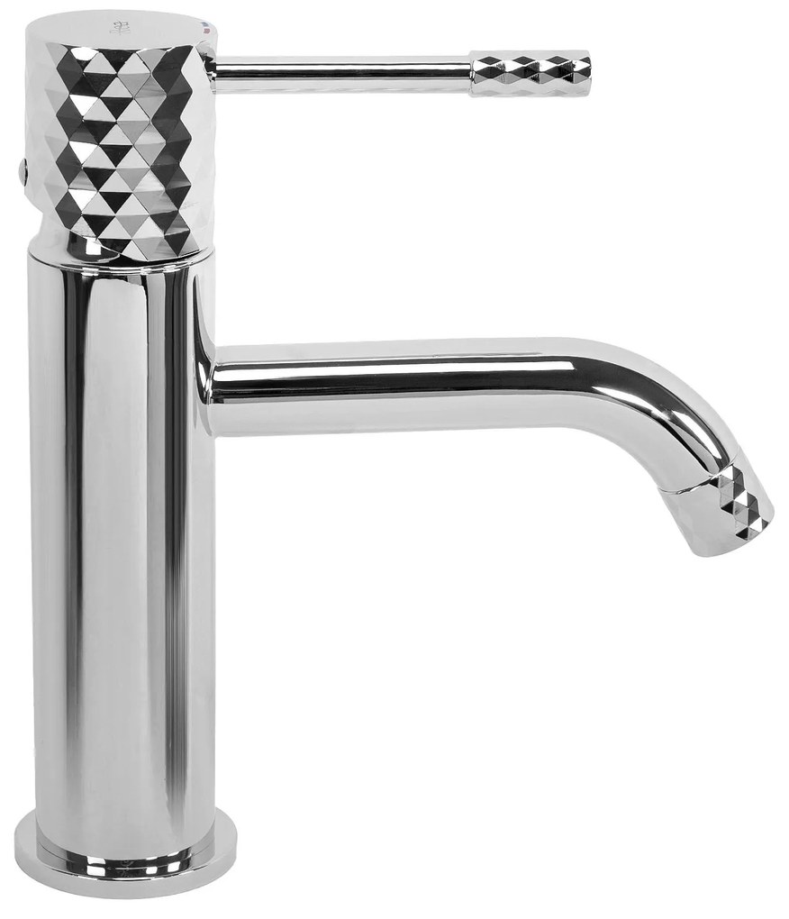 Rea Lungo Diamond, umyvadlová baterie h-185, chromová, REA-B4635