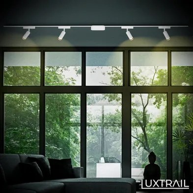 Lištové LED svítidlo BRILONER Luxtrail 48V spot 5W nastavitelné bílé 8031016