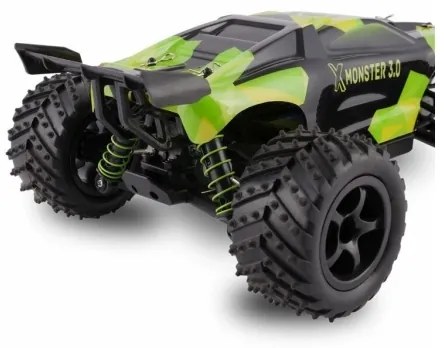 Overmax - RC auto na dálkové ovládání X-MONSTER 3.0 1700 mAh Black/Green
