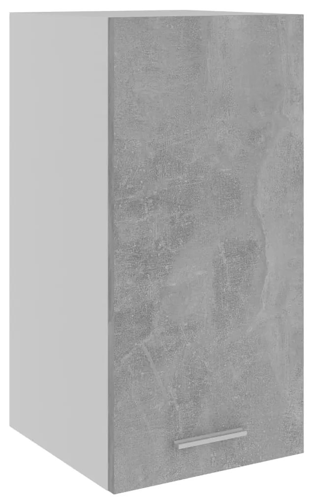 801248 vidaXL Horní skříňka betonově šedá 29,5 x 31 x 60 cm dřevotříska