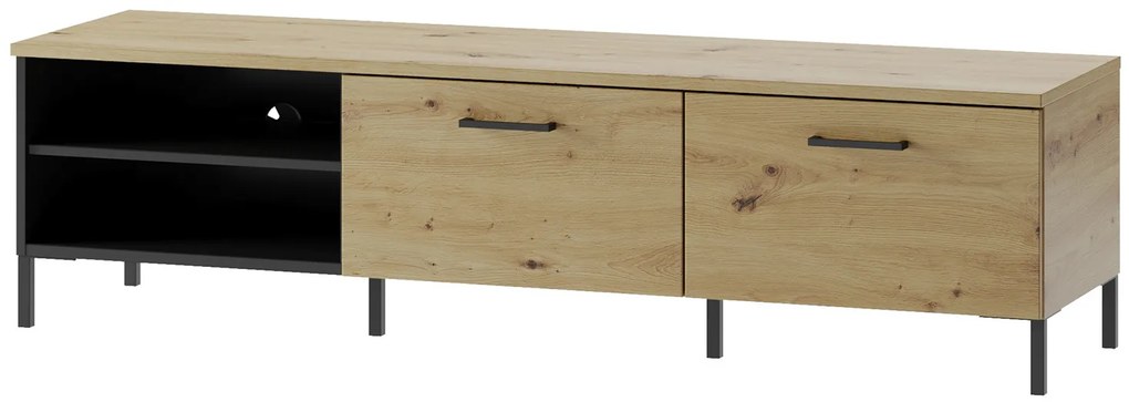 TV stolek Lucas II 25 155 cm dub Artisan/černý