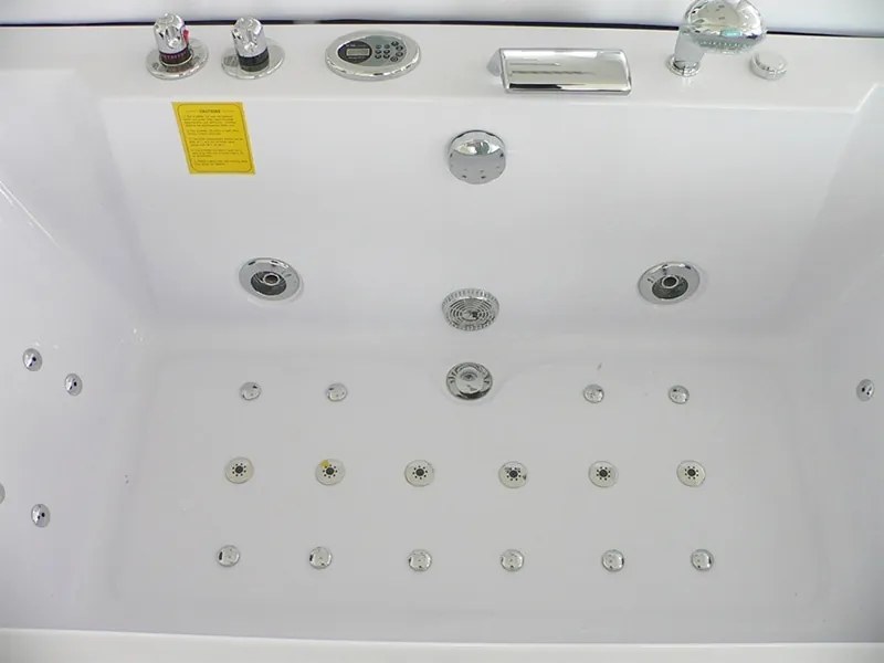 BPS-koupelny Hydromasážní vířivá vana Levante 659 180x90 s ohřevem vody