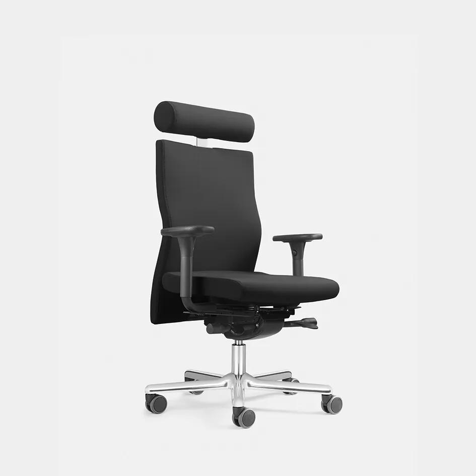 LÖFFLER Zdravotní balanční židle LEZGO LG 73 s podhlavníkem Barva potahu: A30 černá