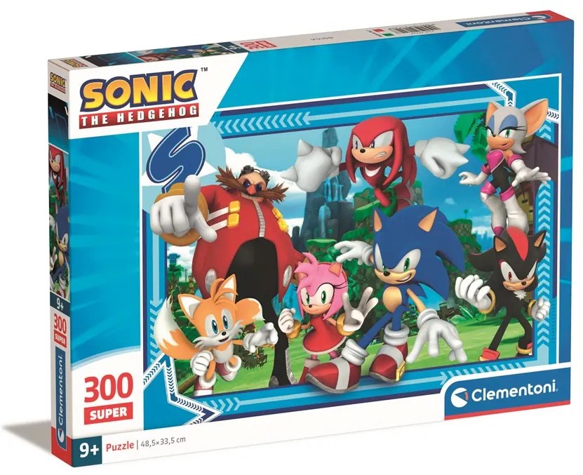 Clementoni - Puzzle 300 Super Sonic