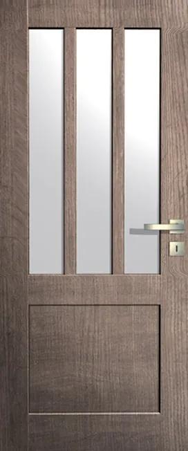 Interiérové dveře vasco doors LISBONA model 5 Průchozí rozměr: 70 x 197 cm, Orientace dveří: Levé dveře, Dekor: Dub skandinávský