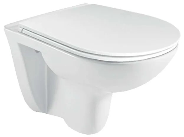 Mereo, WC závěsné, RIMLESS, 530x355x360, keramické, vč. sedátka CSS113S VSD81S