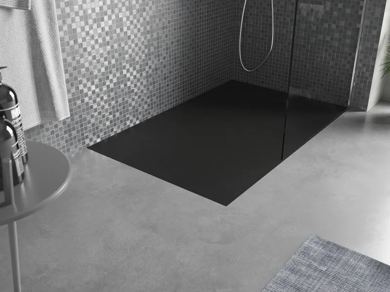 Mexen Otto, SMC obdélníková sprchová vanička 130 x 80 cm, černá, 4N708013