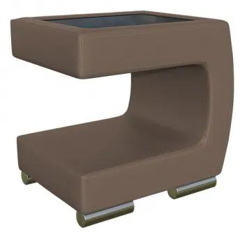Noční stolek Umaru, Strana: levá, Barva:: ekokůže Soft 033