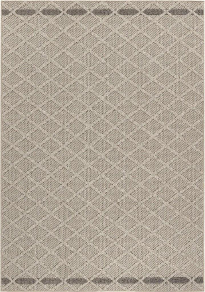 Ayyildiz, Kusový koberec Patara 4953 Beige – na ven i na doma, 80x250, béžová, chodba / předsíň