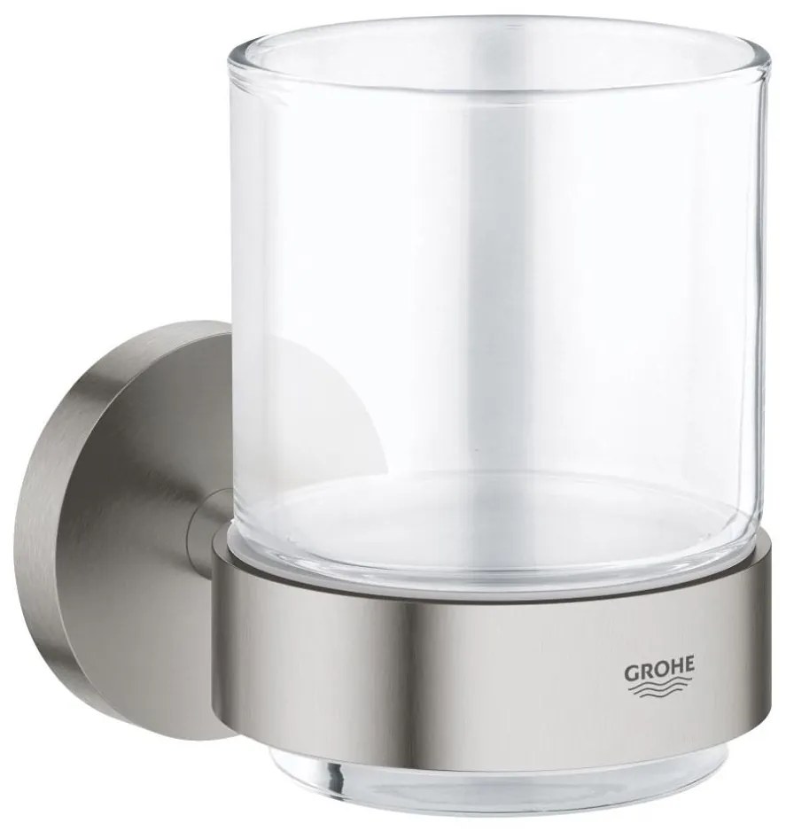 GROHE 41194DC0 - Sklenička s držákem START nerez 41194DC0