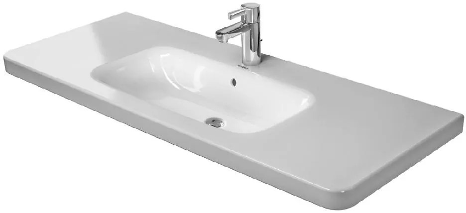 Duravit DuraStyle - Umyvadlo 120x48 cm, s 1 otvorem pro baterii, bílá 2320120000