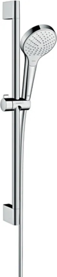 Hansgrohe Croma Select S, sprchová sada Vario EcoSmart 9 l/min se sprchovou tyčí 65 cm, bílá/chromová, HAN-26563400