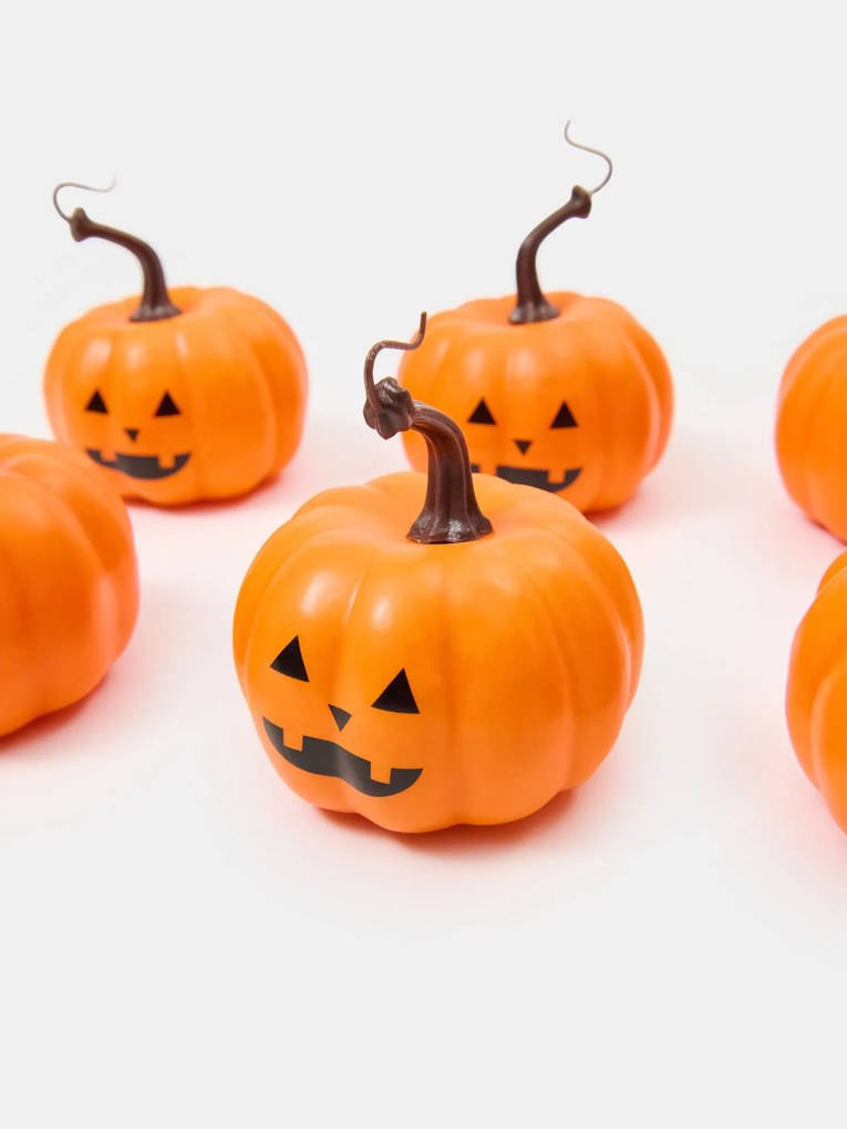Sinsay - Dekorativní halloweenové dýně 6 ks - oranžová