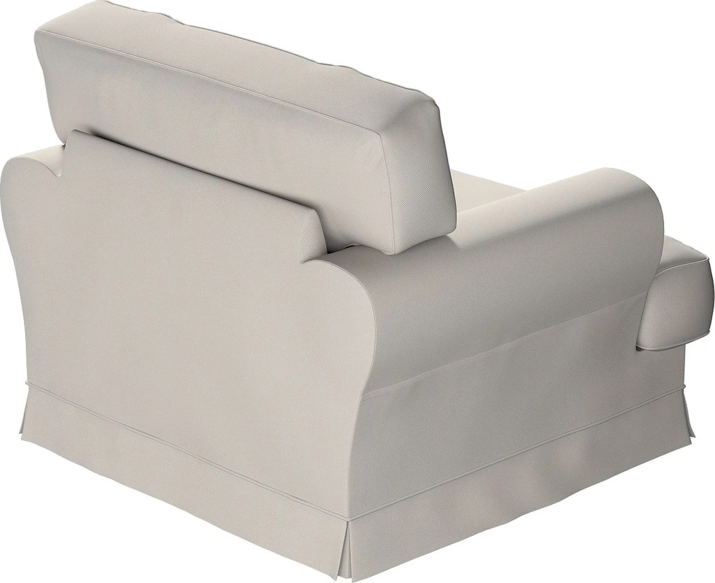 Potah na křeslo IKEA Ekeskog barva šedá látka pletený vzor