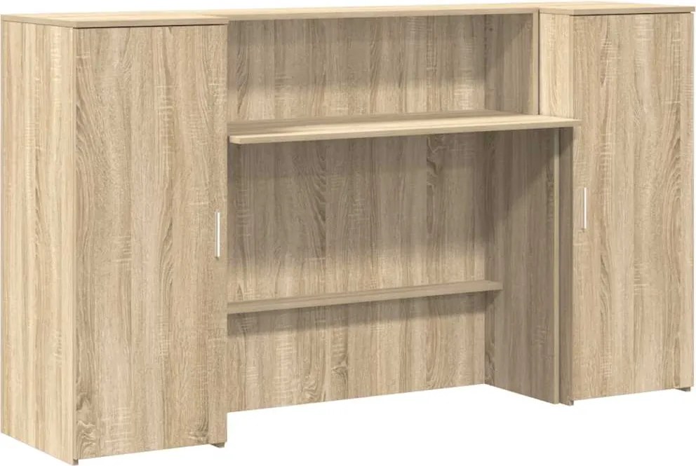 Recepční stůl dub sonoma 180x50x103,5 cm kompozitní dřevo 3324207