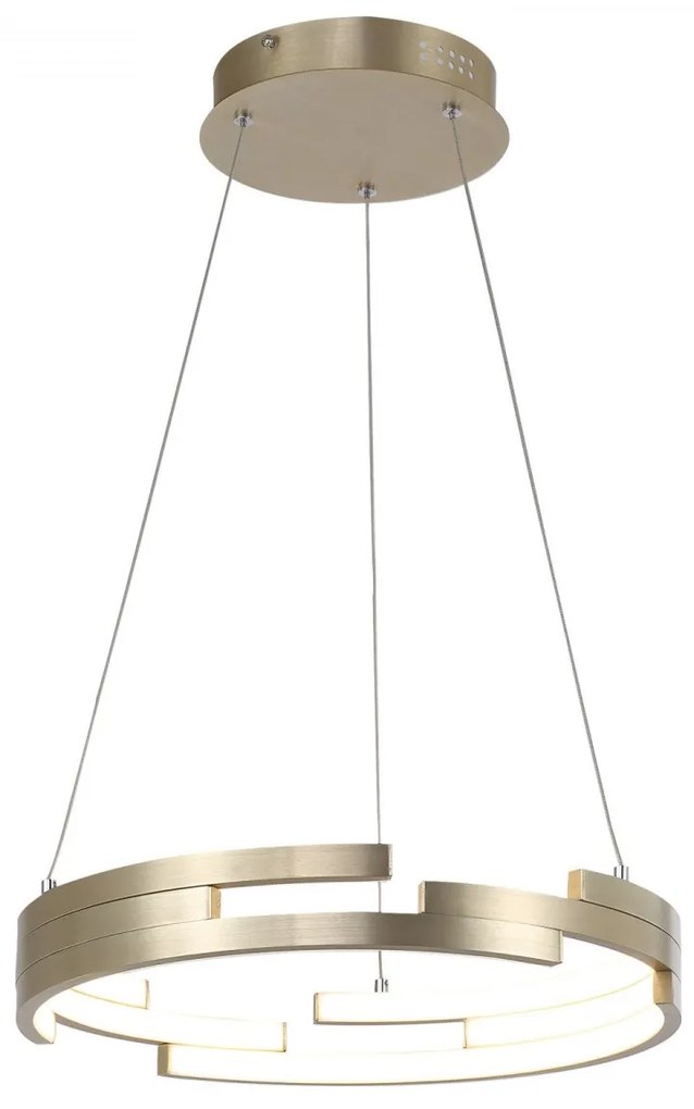 Italux MD16003097-1B GOLD LED lustr Velar 1x60W|3000K