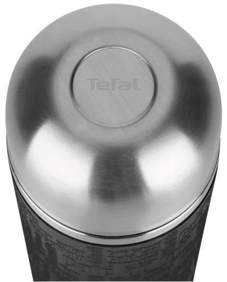 Tefal - Termoska s hrníčkem 0,5 l SENATOR nerez/černá