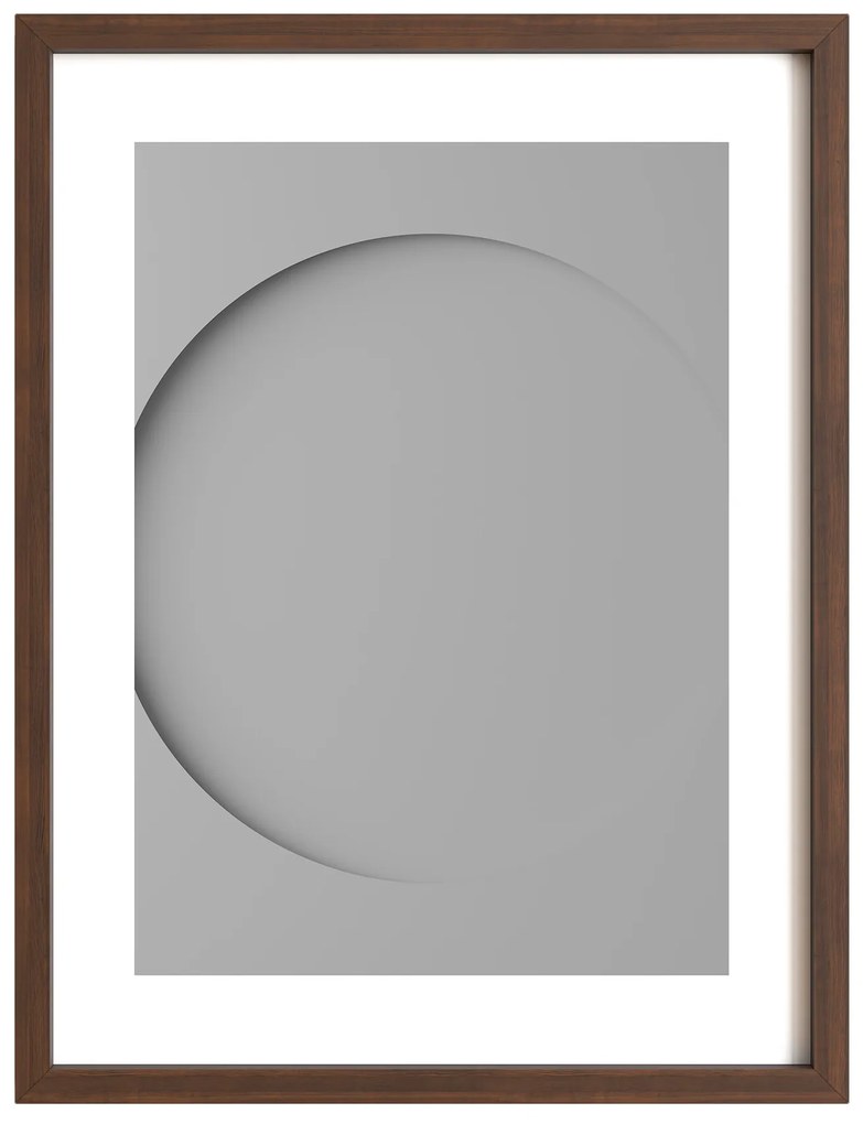 Idealform Poster no. 5 Round composition Barva: Silver grey, Velikost: 300x400 mm