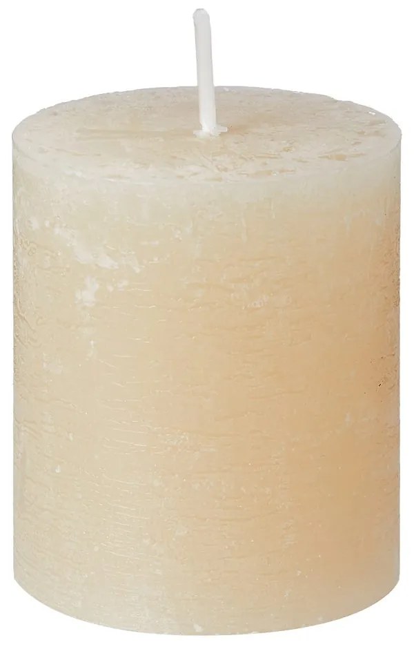 RUSTIC Svíčka 8 cm - béžová