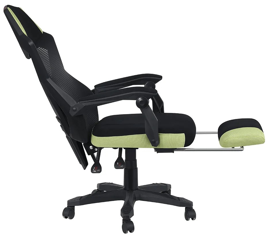 Herní židle TEMPO KONDELA JORIK černo-zelená