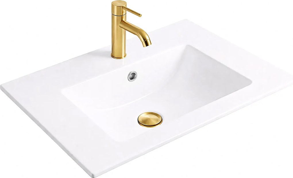 Rea Dafne 75 umyvadlo, 76 x 47 cm, bílá, REA-U0040