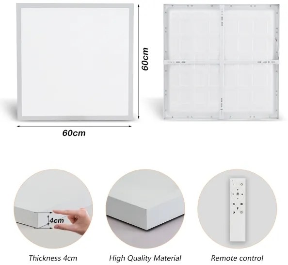 Brilagi-LED Stmívatelné koupelnové svítidlo FRAME SMART LED/50W/230V IP44 bíl+DO