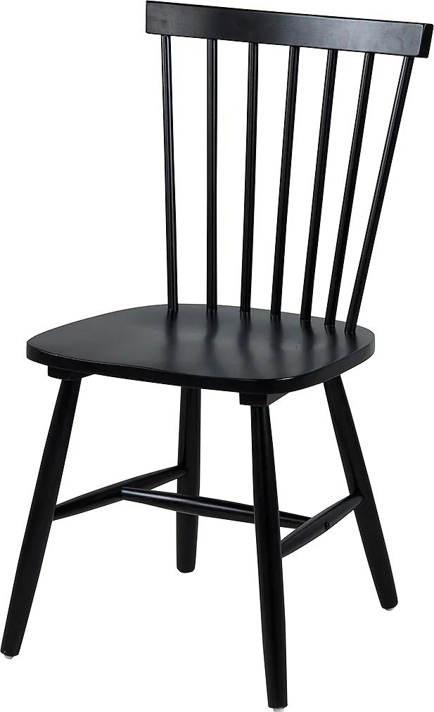 Design Scandinavia Jídelní židle dřevěná Rino (SET 2 ks) černá (Jídelní  židle dřevěná Rino (SET 2 ks) černá, Jídelní židle) | BIANO