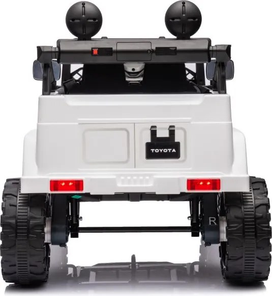 LEAN CARS Elektrické autíčko Toyota FJ 4x4 bílé