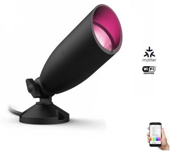 WiZ WiZ - LED RGBW Stmívatelné venkovní bodové svítidlo SPOT LED/4W/12V IP65 Wi-Fi WI0119