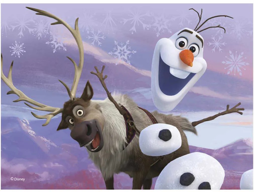 DINO DŘEVO Kubus Frozen 2 (Ledové Království) kostky obrázkové set 12ks dn641297