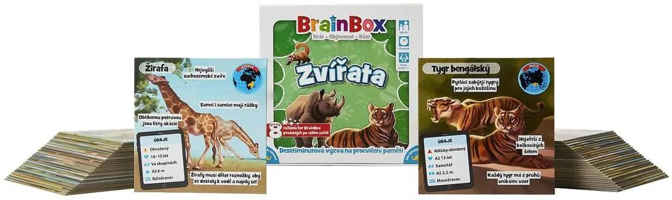 Asmodee BrainBox CZ - zvířata