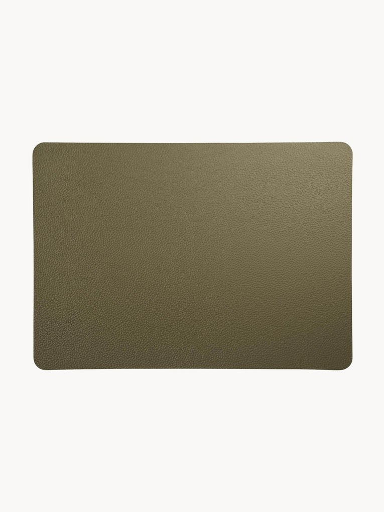 Sada prostírání z imitace kůže Pik, 2 díly