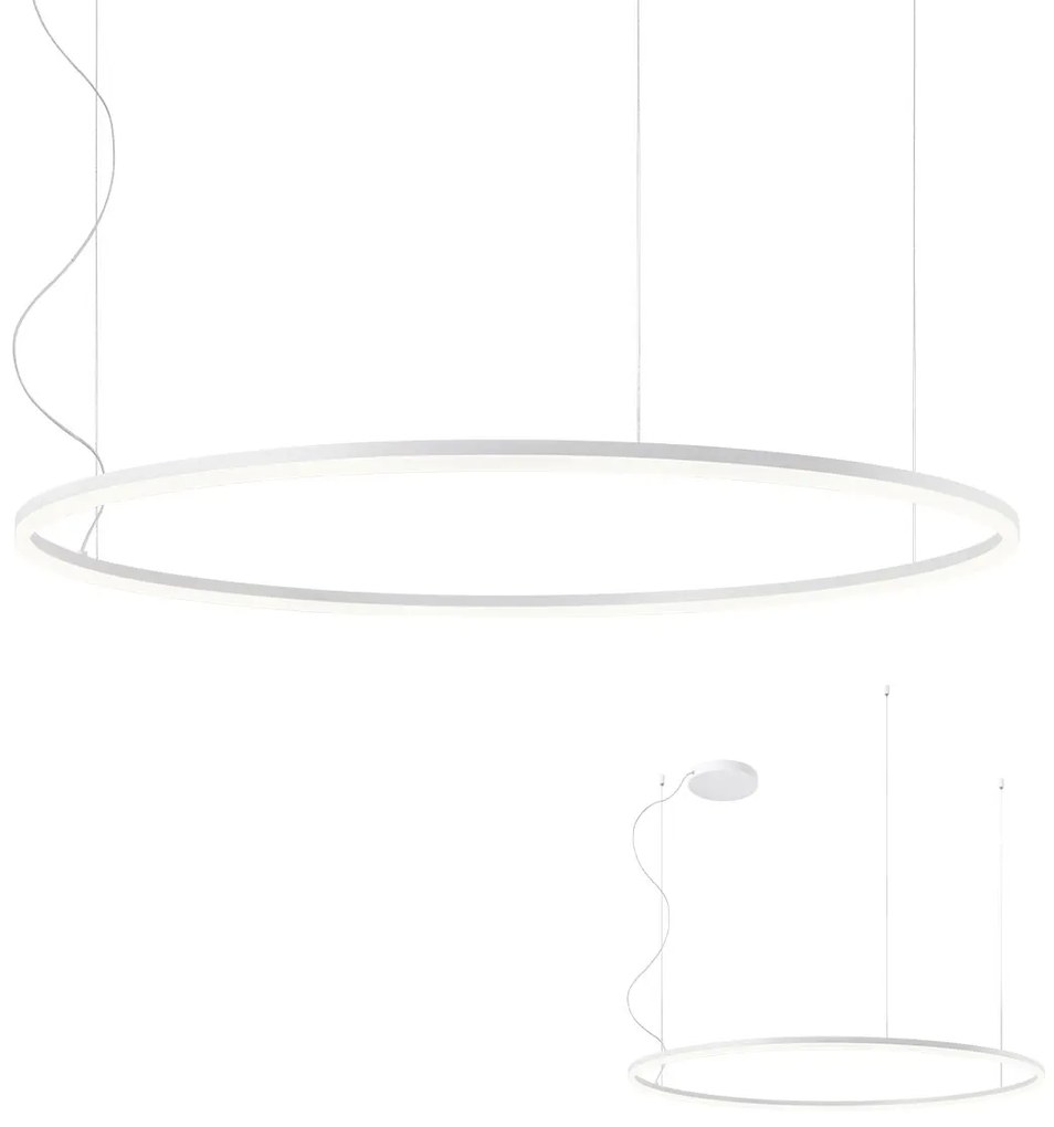 Redo Závěsné LED svítidlo ORBIT ø 150 cm, 3000K Barva: Bronzová, Stmívání, řízení: TRIAC