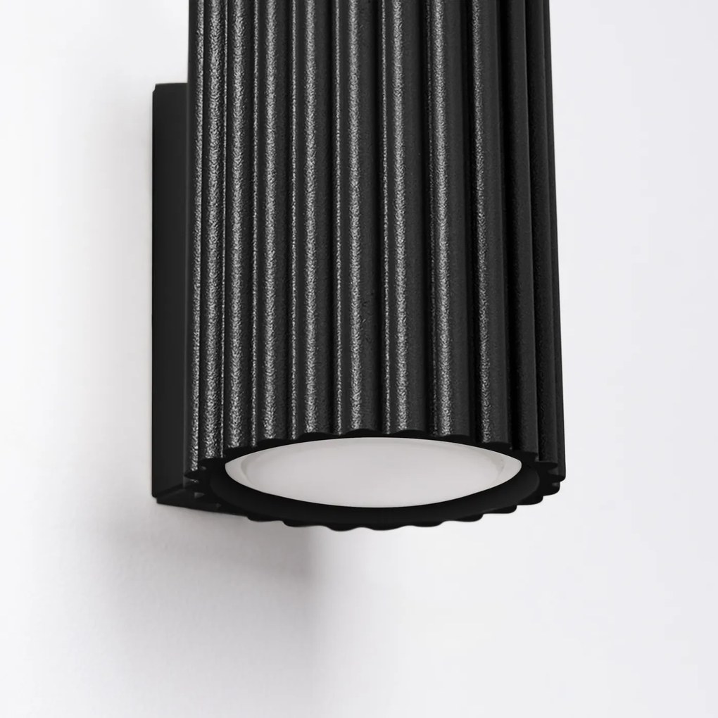 Sollux Lighting Nástěnné svítidlo KARBON 10 Černá