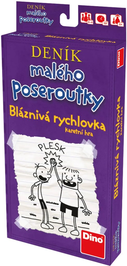 DINO Hra Deník malého poseroutky Bláznivá rychlovka *SPOLEČENSKÉ HRY* dn622517