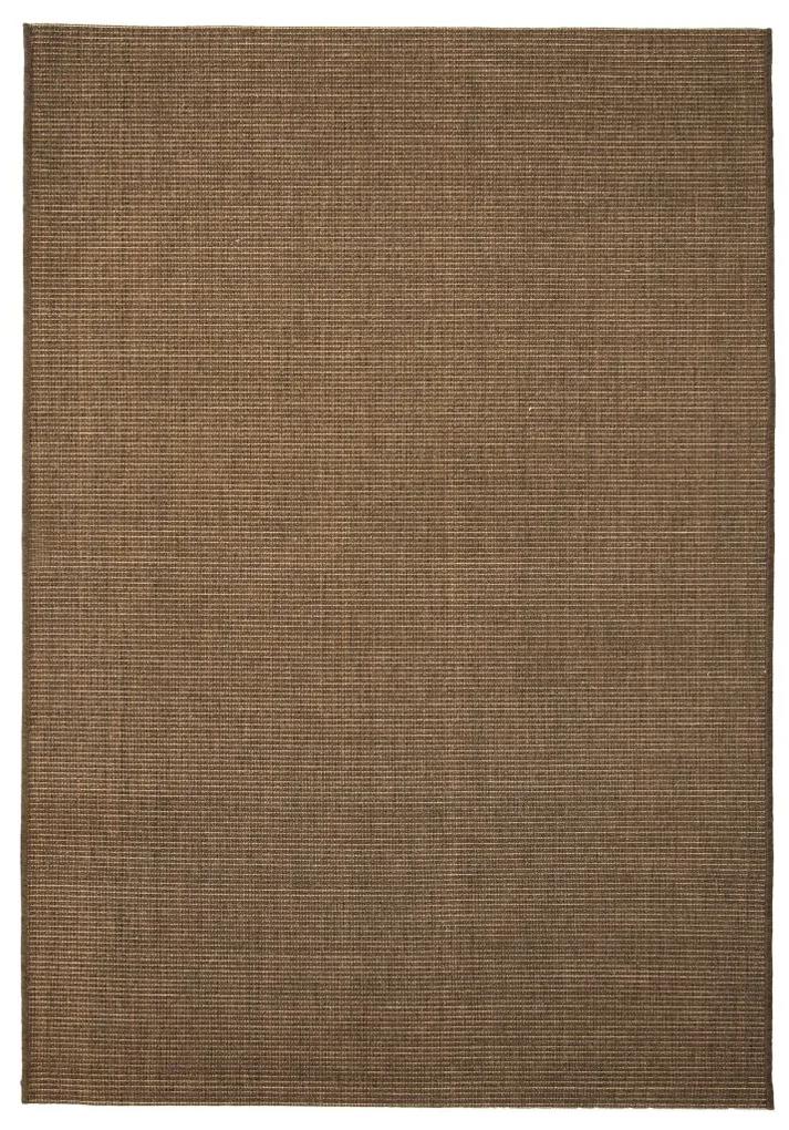Venkovní/vnitřní kusový koberec - hnědý | 180x280 cm