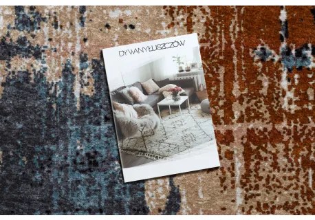 Dywany Luszczow Dětský kusový koberec MIRO 51454.802 pratelný  Abstrakce protiskluz, modrý / béžový Rozměr koberce: 140 x 190 cm