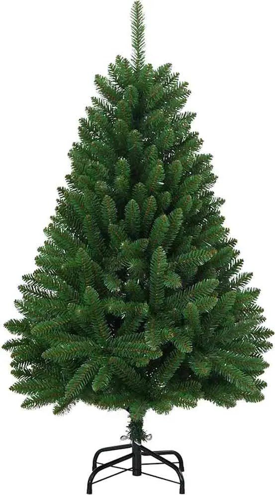 Umělý vánoční stromeček 120 cm 150 LED Teplá bílá PVC a ocel 3395669