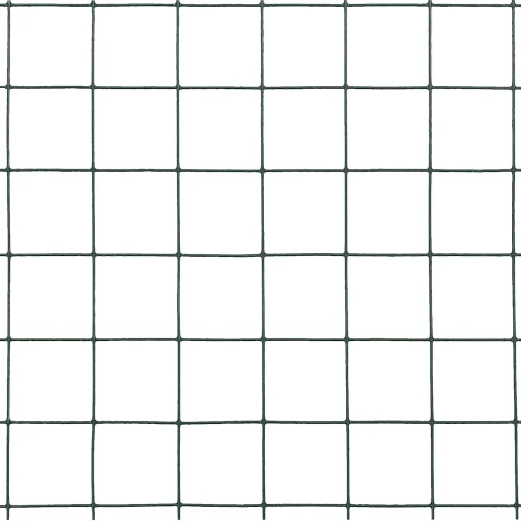 Pletivo ke kurníku ocel PVC vrstva 25 x 0,5 m zelené 143633