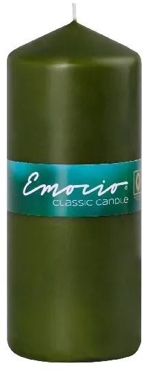 Emocio Classic válec 80x200 tm. olivová svíčka